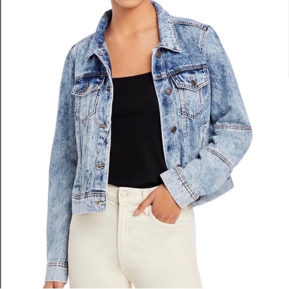 Free People | Jackets & Coats | Free People Rumors Denim Jacket Indigo ...